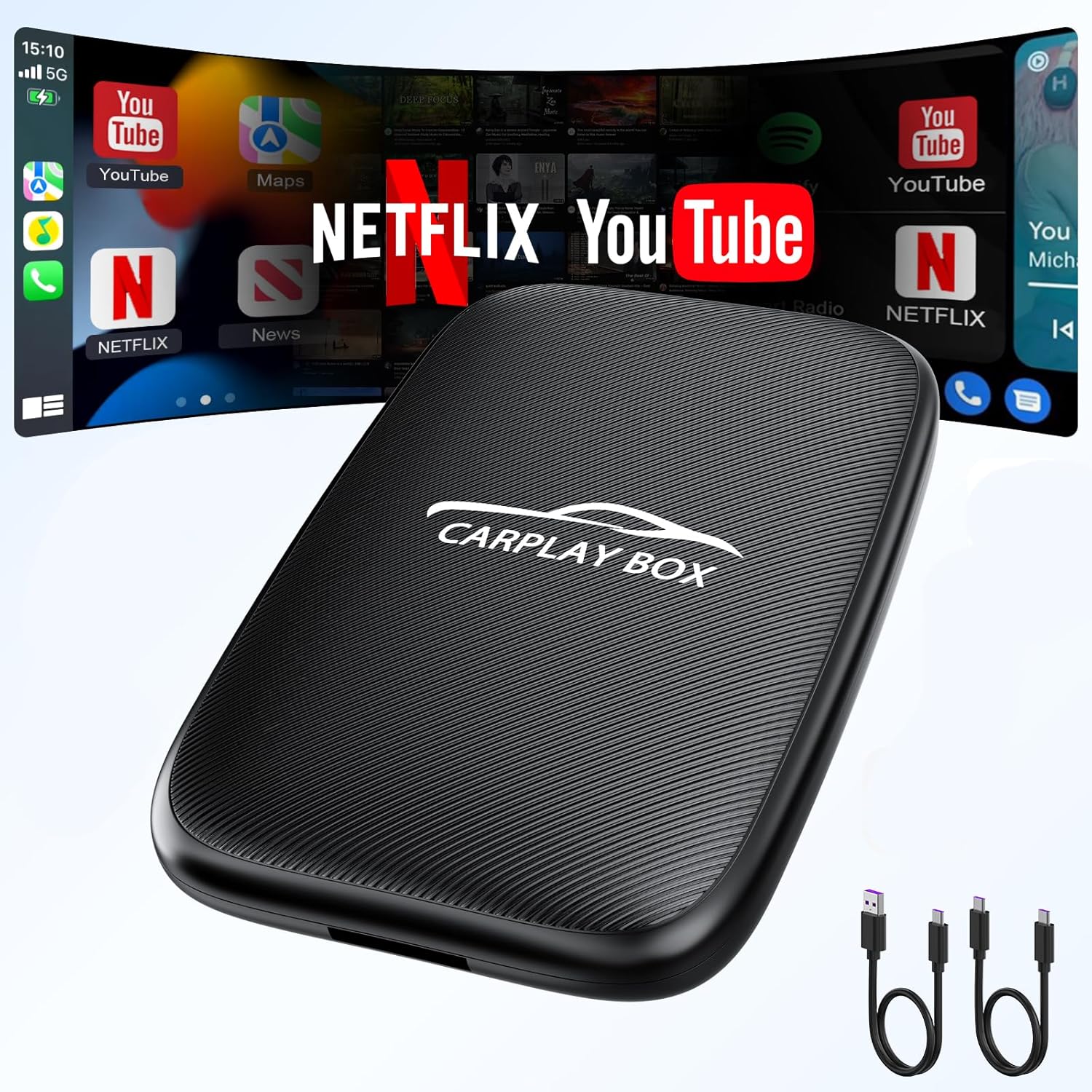 SmartBox | Draadloze CarPlay & Android Auto met YouTube en Netflix ...